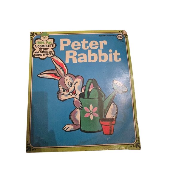 Media | Vintage Peter Rabbit 45 Rpm Childrens Story Book Disc | Poshmark
